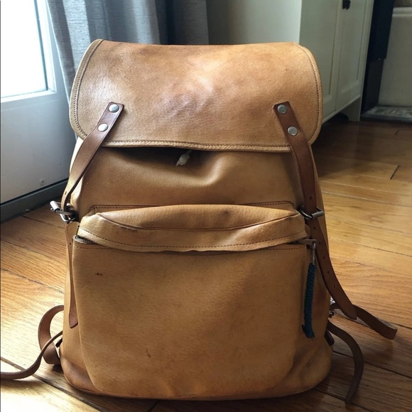 Bags | Custom Made Leather Backpack | Poshmark